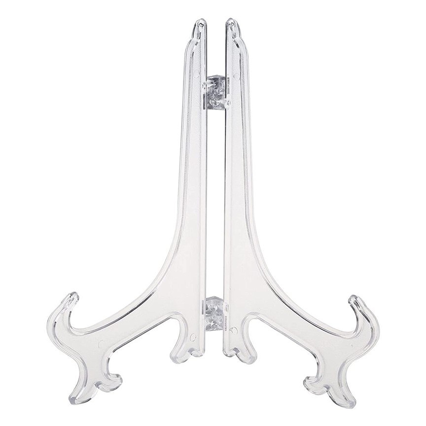 Art Work Display Plate Stand Acrylic Easel Frame Stand - eStationers