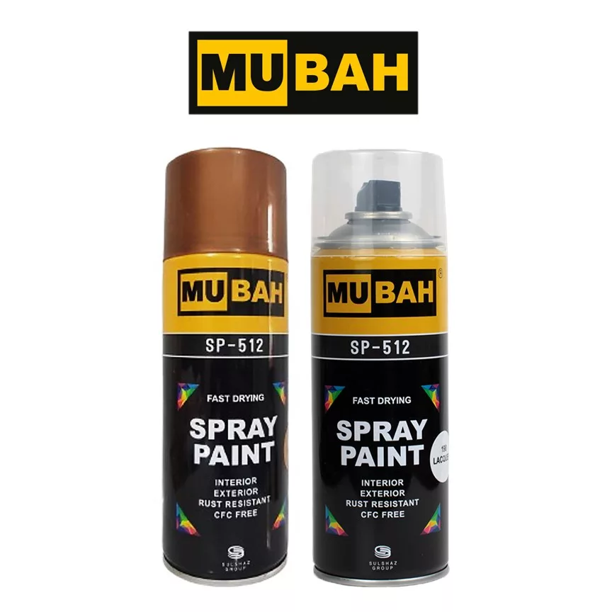 Mubah Acrylic Lacquer Spray Paint - eStationers