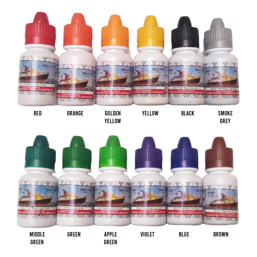 Imported Ship Brand Tinter Liquid Pigments – Water-Based Tinting Colors ...