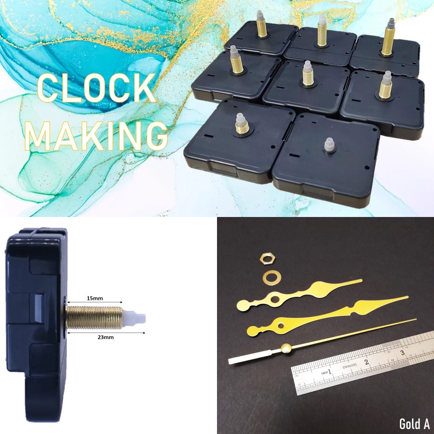 28/23/19mm Long Shaft 20/15/12/11mm Thread Clock Movement Mechanism ...